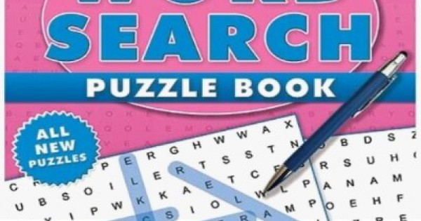 Large Print Wordsearch Book Pink Cover
