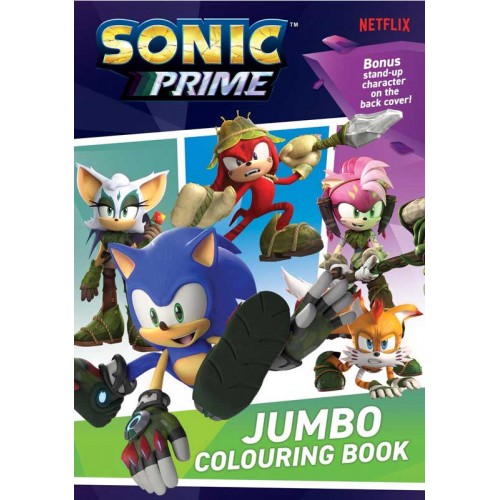 Sonic Prime Jumbo Colouring Book
