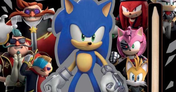 Sonic Prime Scratch Art Pad