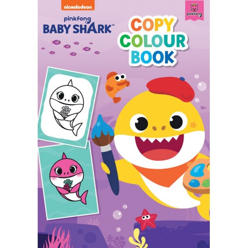 Baby Shark Copy Colour Book