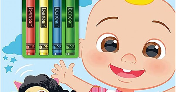 Coloring and Activity Book with Crayons : Cocomelon