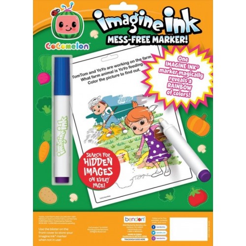 Imagine Ink Coloring Book: Cocomelon