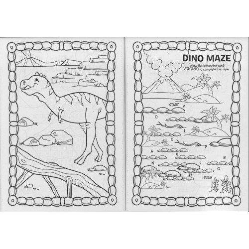Dinosaur Jumbo Coloring and Activity Book