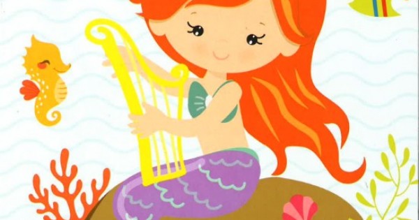 Mermaid Jumbo Coloring and Activity Book