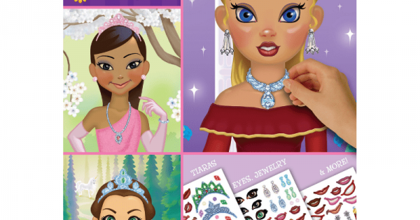 Create-A-Face Sticker Face Pad-Princess