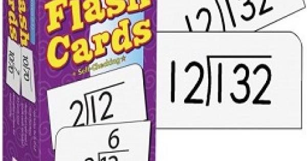 Division 0–12 Flash Cards