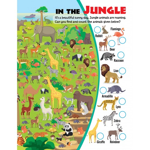 Animals Look and Find Activity Book