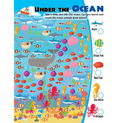 Animals Look and Find Activity Book