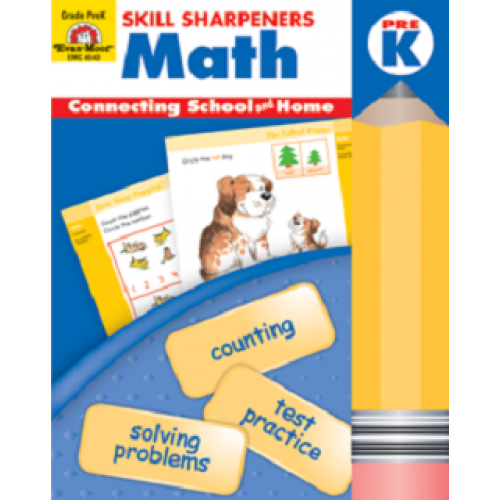 Skill Sharpeners: Math, Grade PreK - Activity Book