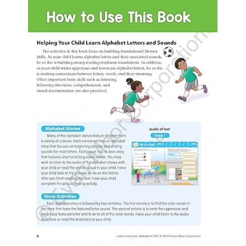 Listen and Learn: Alphabet, Grade 1 Workbook