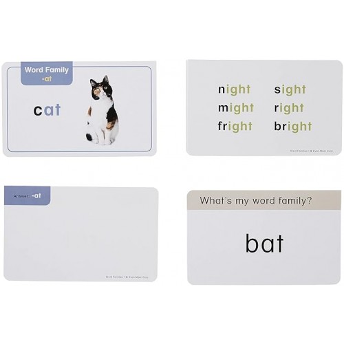 Learning Line Flashcards - Word Families