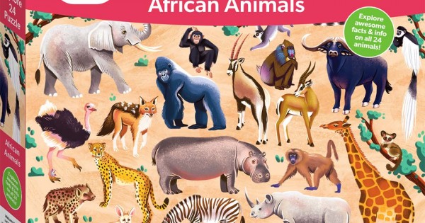 Junior Jigsaw Explore 24: African Animals