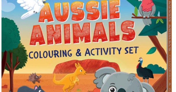 Aussie Animals Colouring & Activity Set