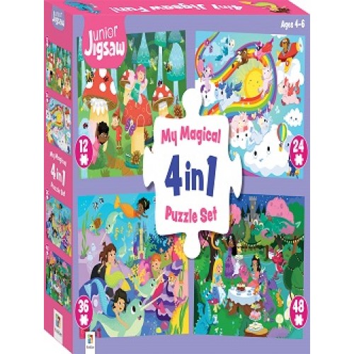 Junior Jigsaw 4 In 1 : Magical Fun