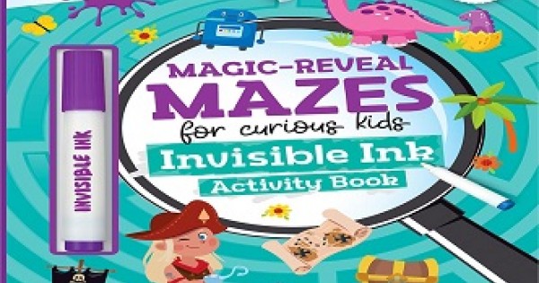 Inkredibles: Magic-Reveal Mazes Invisible Ink Activity Book