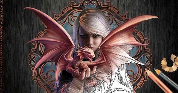 Anne Stokes Dragon Collection Colouring Book