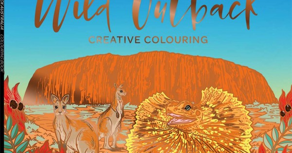 Art Maker Wild Outback Colouring Book