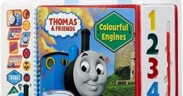 Colourful Engines Thomas Paint By Numbers