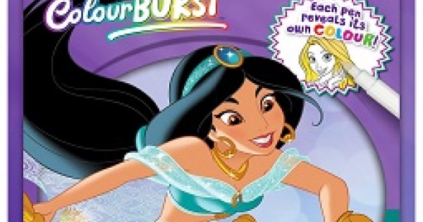 Colour Burst Disney Princess Colouring Kit