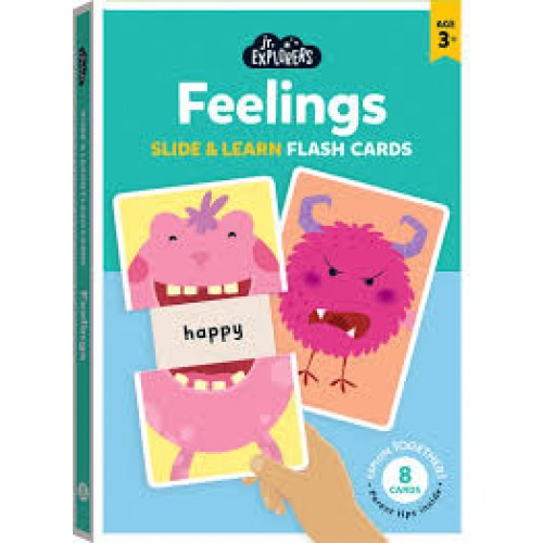 Junior Explorers Slide and Learn Flashcards: Feelings