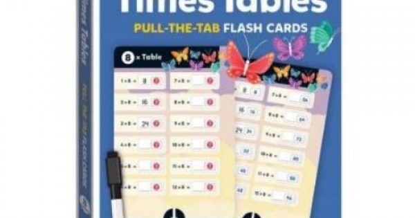 Junior Explorers Times Tables Pull-the-Tab Flash Cards 2024