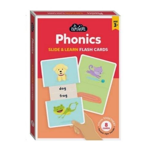 Junior Explorers Phonics Slide & Learn Flash Cards