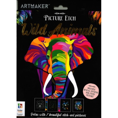 Mini Picture Etch Art : Wild Animals