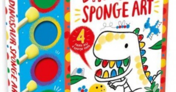 Dinosaur Sponge Art
