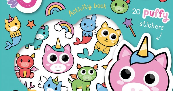 Wobbly-Eye Puffy Sticker Activity : Unicorns