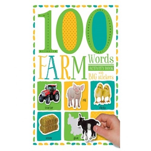 100 First Farm Words Sticker Activity