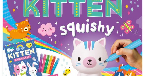 Colour Your Own Kitten Squishy