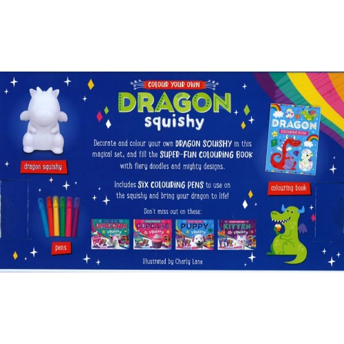 Colour Your Own Dragon Squishy