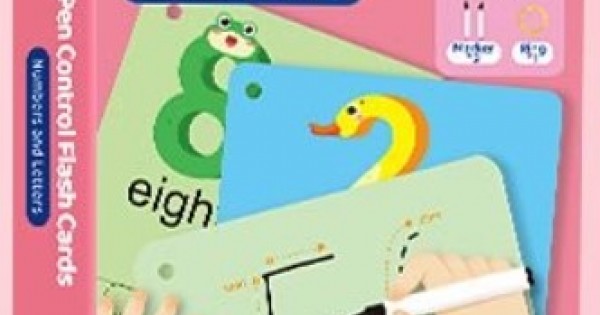Pen Control Flash Cards : Number & Letters