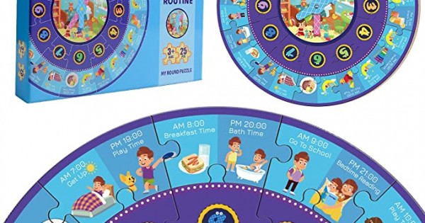 My Round Puzzle 1 :My Daily Routine