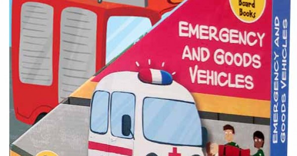 Emergency And Goods Vehicles 4 Book Pack