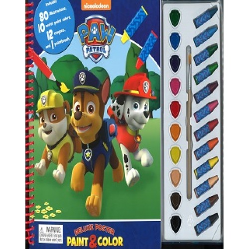 Deluxe Poster Paint& Colour: Paw Patrol