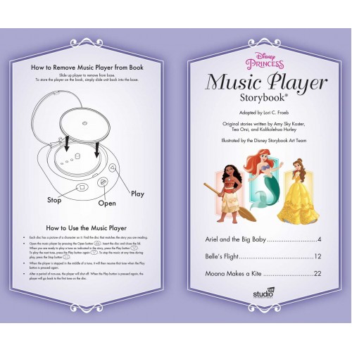 Music Player Storybook : Disney Princess 2023