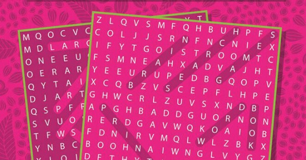 4160 Large Print Word Search Book 7 - Pink Cover