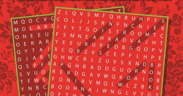 4160 Large Print Word Search Book 1 - Red Cover
