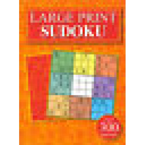 4200 Large Print Sudoku- Orange Cover