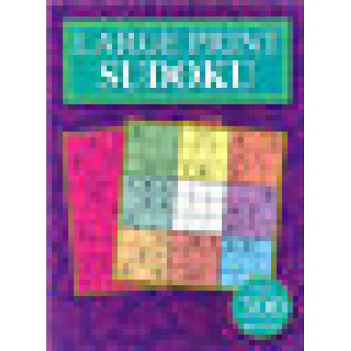 4200 Large Print Sudoku- Purple Cover