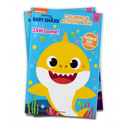 Pinkfong Baby Shark - Jawsome: Fun Coloring and Activity Book