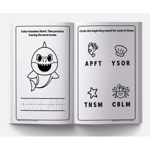 Pinkfong Baby Shark - Jawsome: Fun Coloring and Activity Book