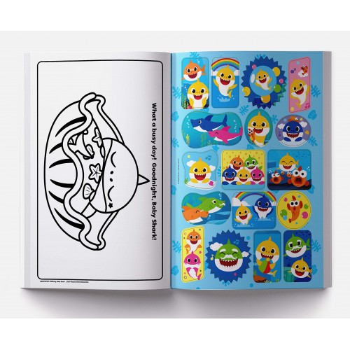 Pinkfong Baby Shark - Jawsome: Fun Coloring and Activity Book