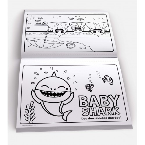 Pinkfong Baby Shark - Fin-tastic Family : Giant Coloring and Activity Book