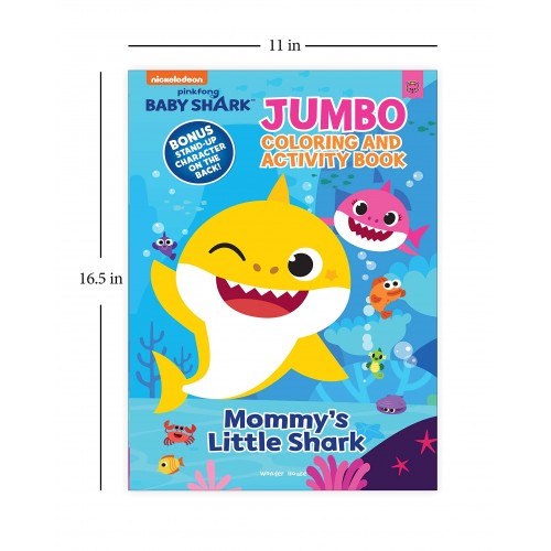 Pinkfong Baby Shark - Mommy's Little Shark : Jumbo Coloring and ...