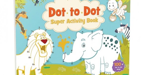 Dot to Dot Super Activity Book for children
